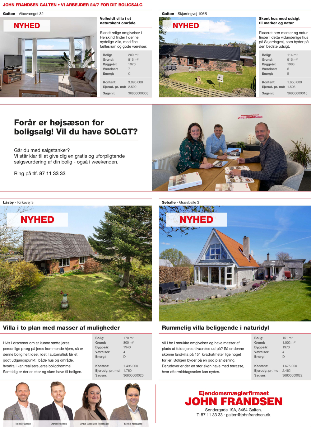 'Med venlig hilsen' er tilbage i bybilledet | Galten Folkeblad